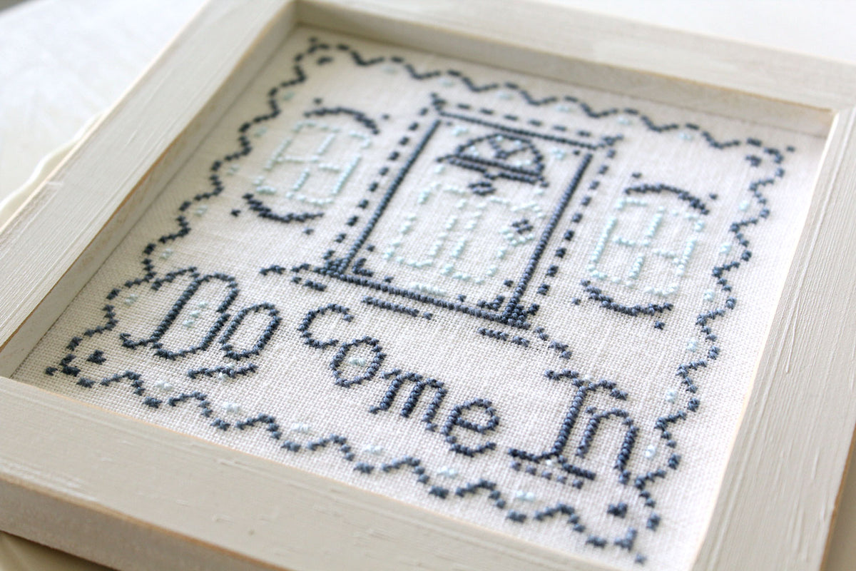 Do Come In Blue Version October House Fiber Arts