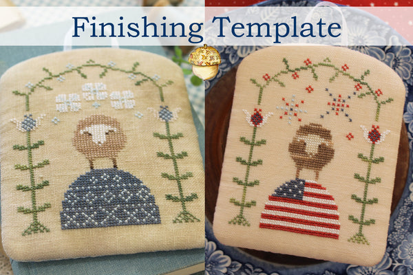 The Shepherd's Year Finishing Template - October House Fiber Arts