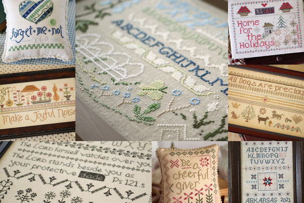 The year in cross stitch - October House Fiber Arts