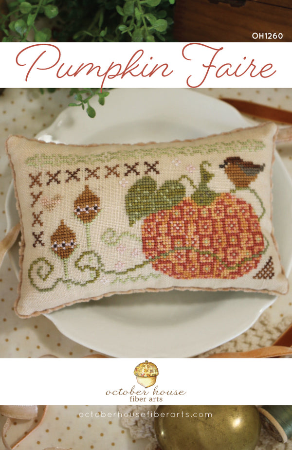 Pumpkin Faire - PDF Instant Download - October House Fiber Arts
