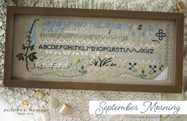 September Morning - Cross Stitch Pattern - October House Fiber Arts