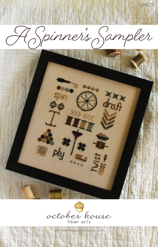 A Spinner's Sampler - PDF Instant Download - October House Fiber Arts