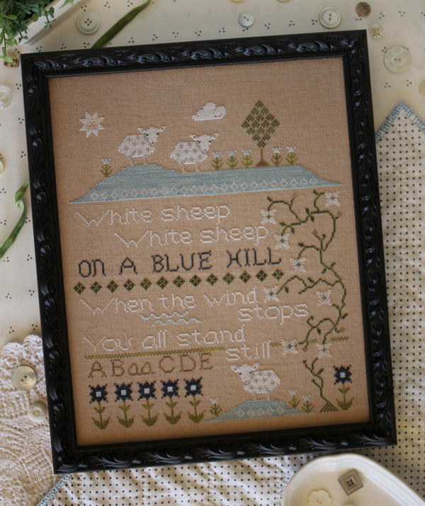 White Sheep - PDF Instant Download - October House Fiber Arts